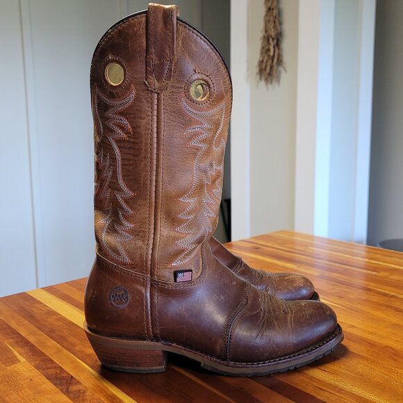 Double H | Shoes | Preloved 85 Double H Buckaroo Boots Ice Ranch Riding ...
